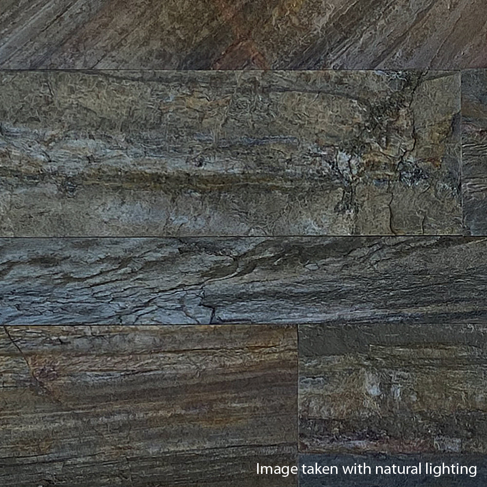 Peel and Stick Backsplash Natural Stone Backsplash Tropical Brown Stone ...